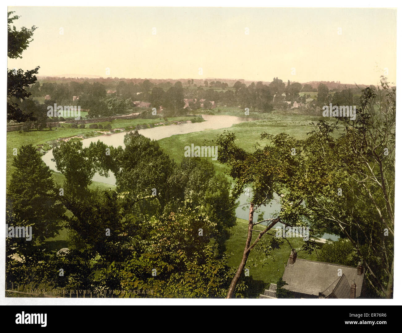 River Wye from Parade, Ross-on-Wye, England Stock Photo - Alamy