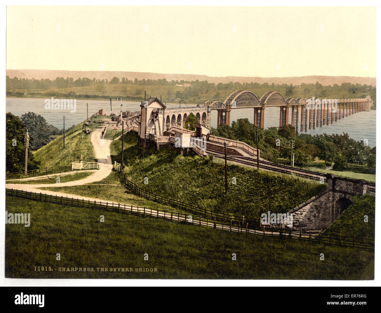 The Severn Bridge, Sharpness, England Stock Photo - Alamy