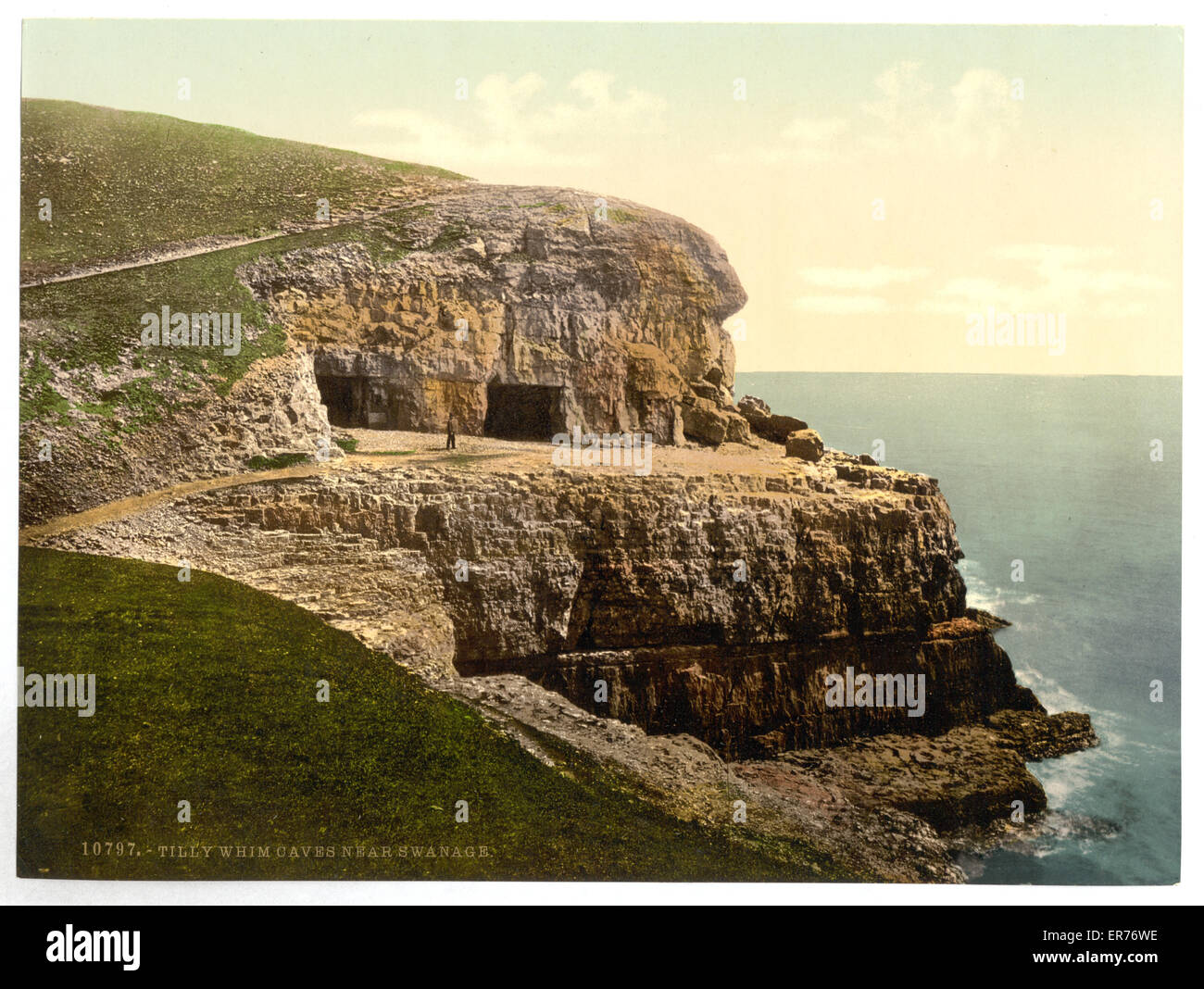 Tilly Whim Caves, Swanage, England Stock Photo - Alamy