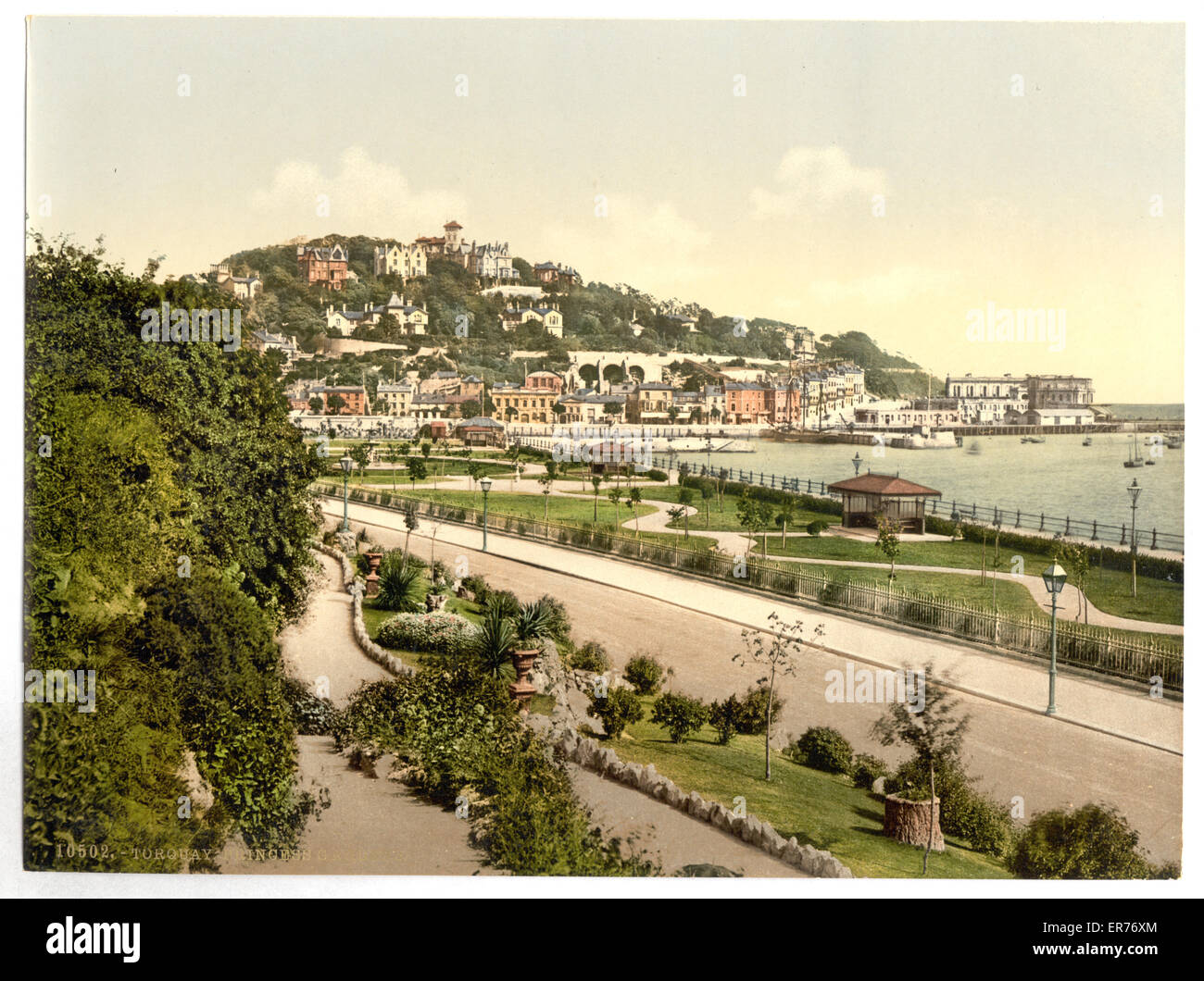 Princess Gardens, Torquay, England Stock Photo - Alamy