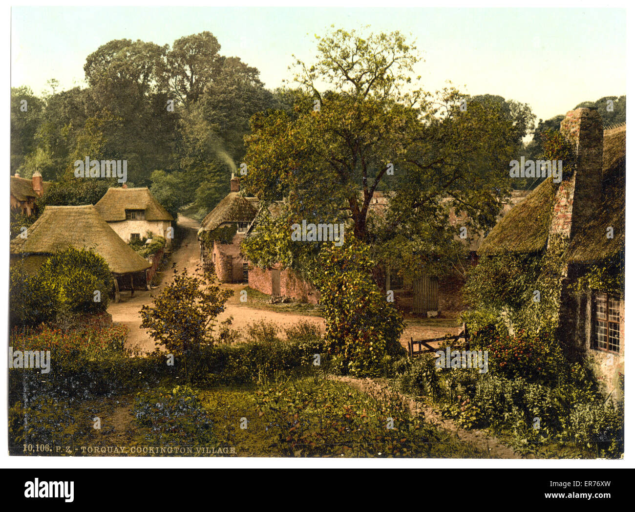 Cockington Village, Torquay, England. Date between ca. 1890 and ca ...