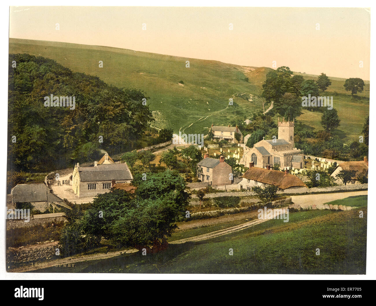 General view, Upwey, England Stock Photo - Alamy