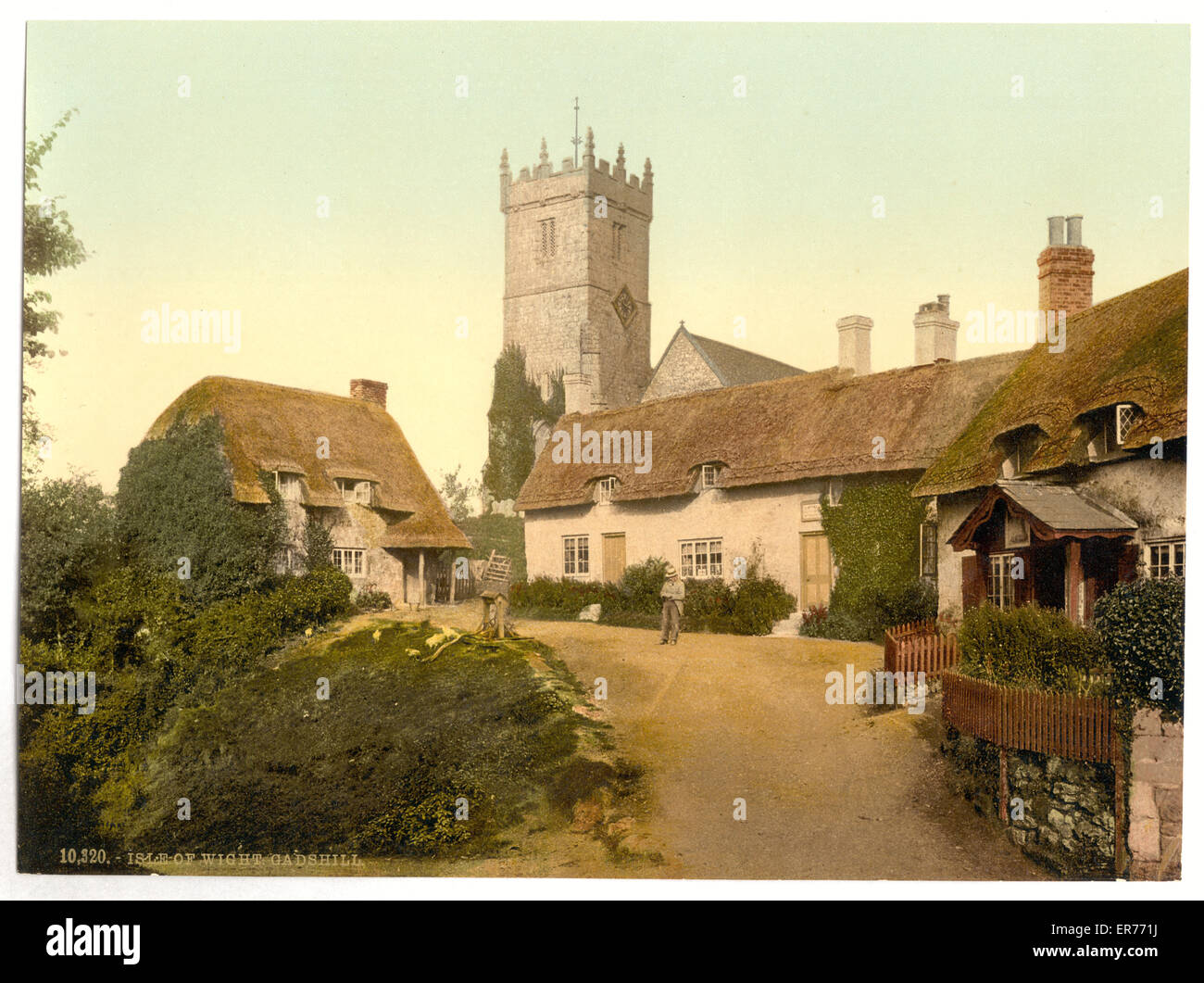 Gadshill, Isle of Wight, England Stock Photo - Alamy