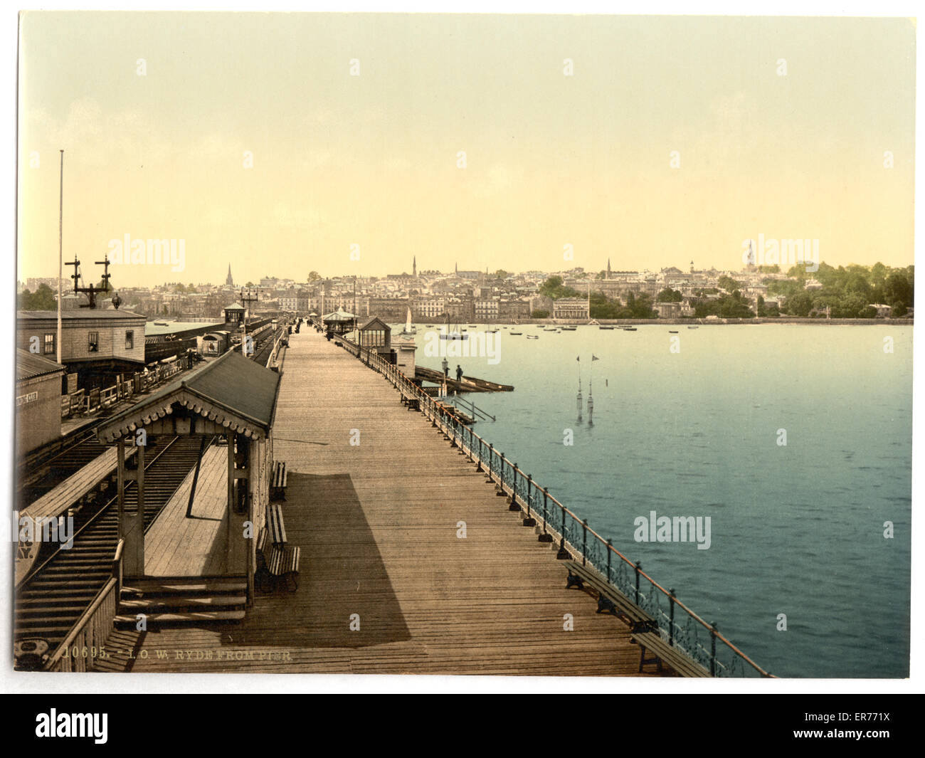 Ryde, from pier, Isle of Wight, England Stock Photo - Alamy
