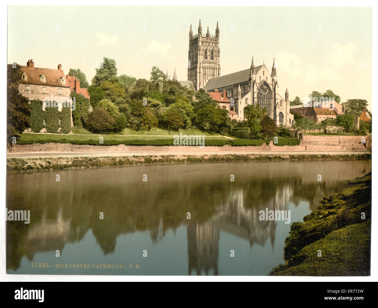 Cathedral, S. E., Worcester, England Stock Photo - Alamy