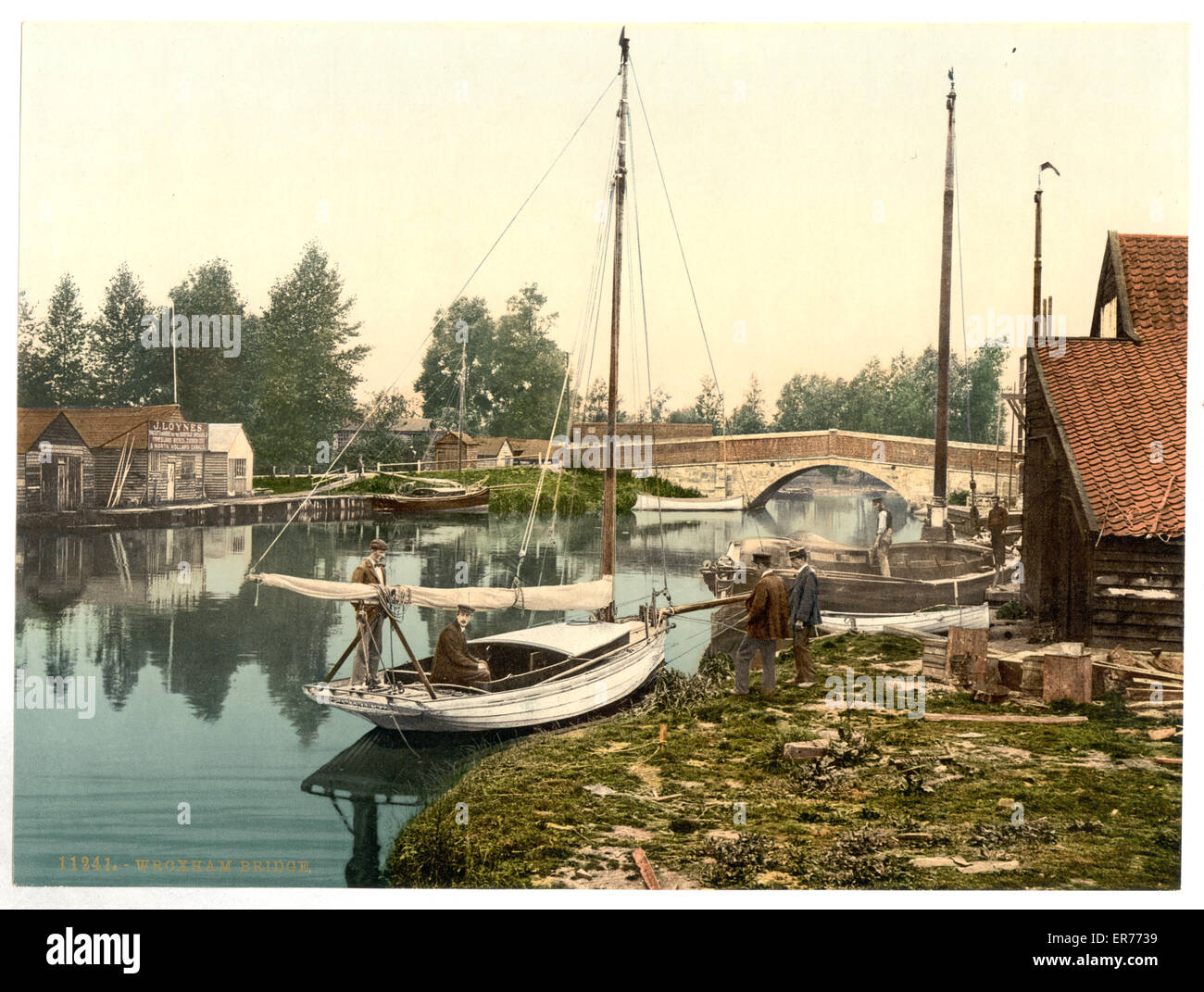 Bridge, Wroxham, England Stock Photo - Alamy