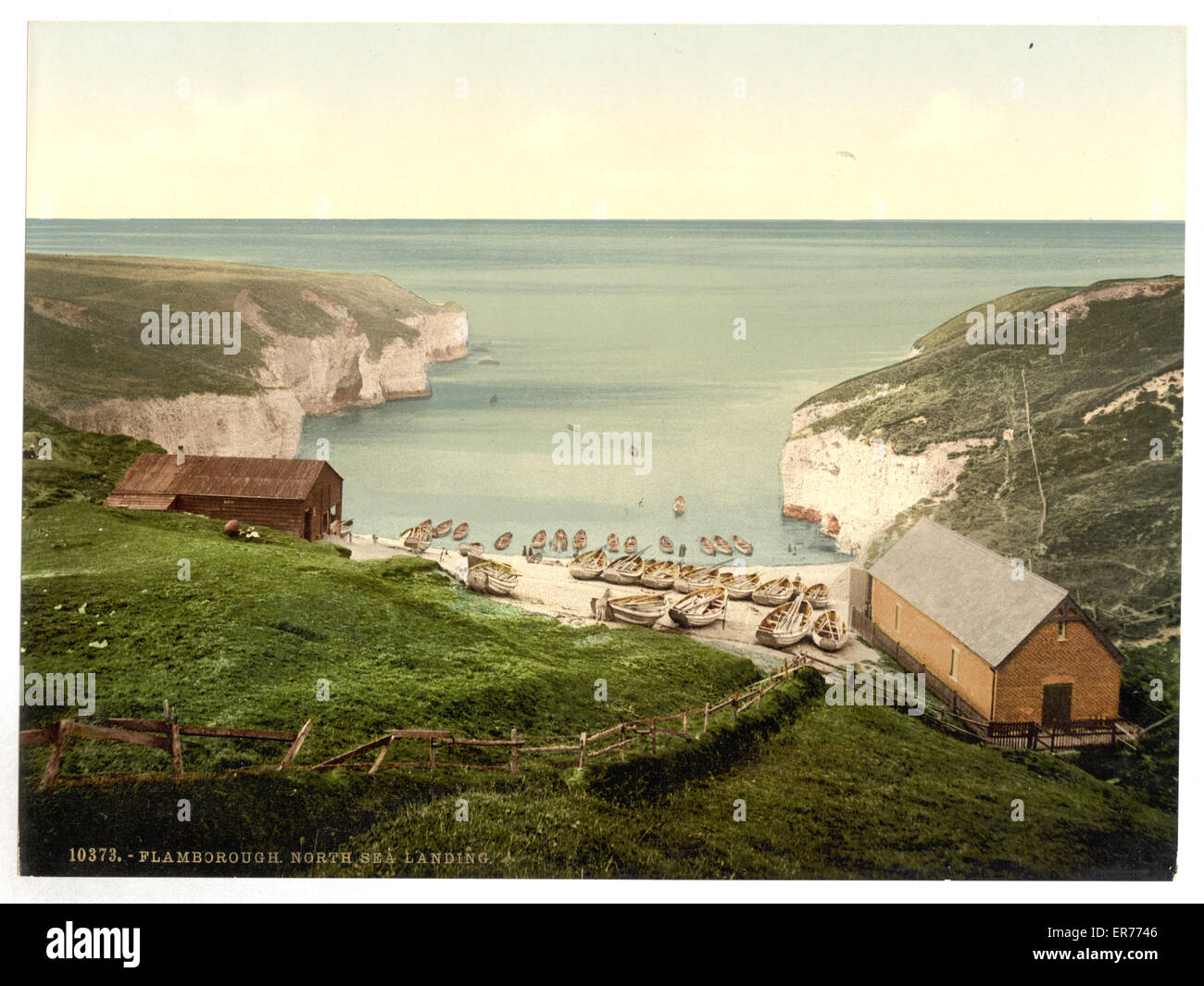Flamborough, North Sea landing, Yorkshire, England Stock Photo - Alamy