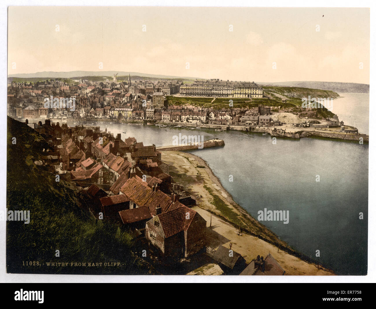 Whitby, from East Cliff, Yorkshire, England Stock Photo - Alamy