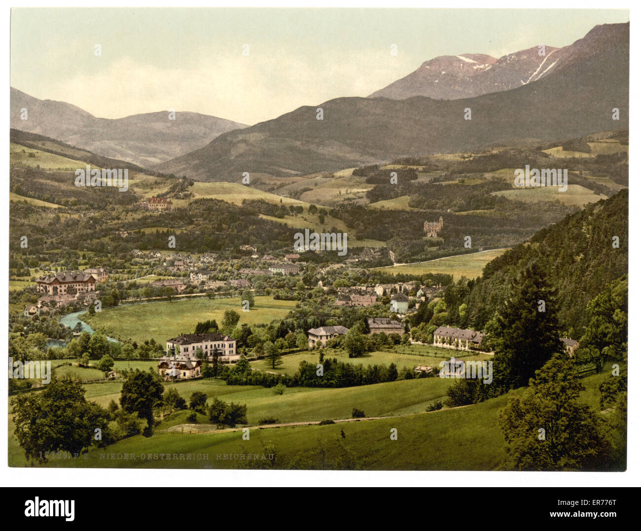 Reichenau, general view, Lower Austria, Austro-Hungary Stock Photo - Alamy