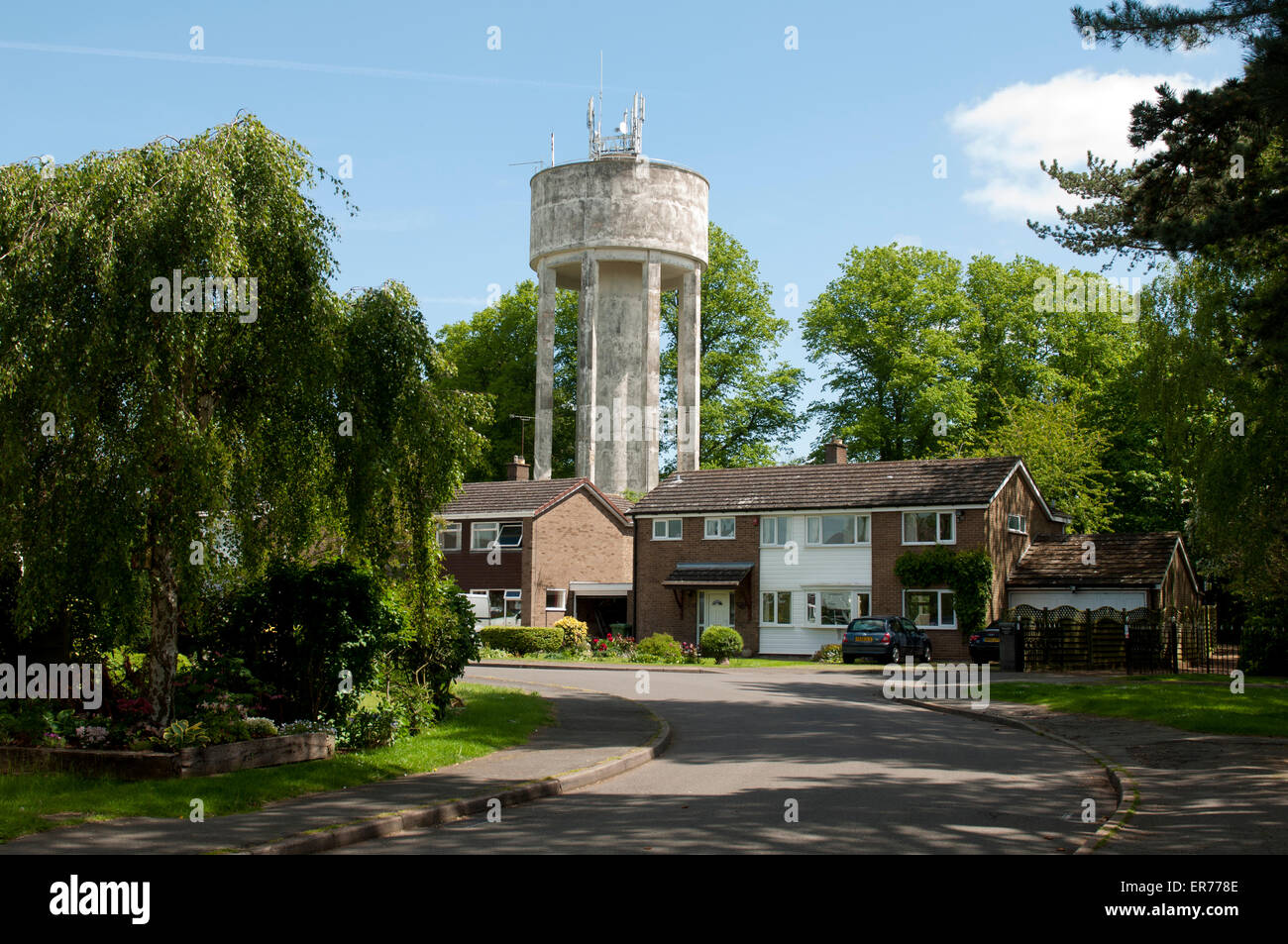 The water tower, Roade, Northamptonshire, England, UK Stock Photo - Alamy