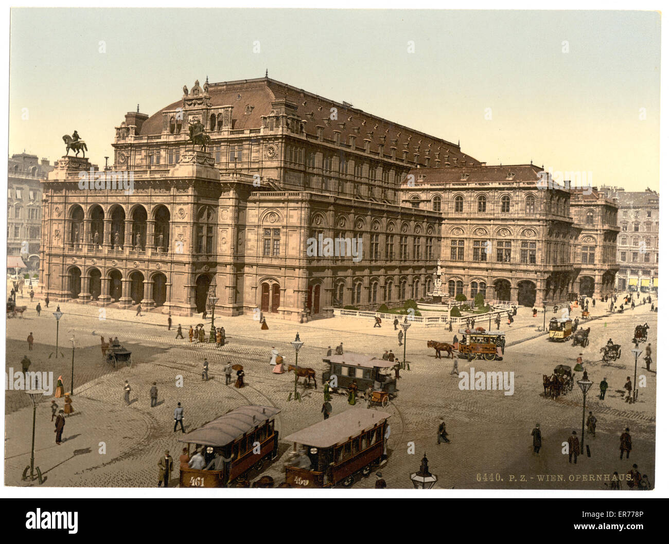 The Opera House, Vienna, Austro-Hungary Stock Photo - Alamy
