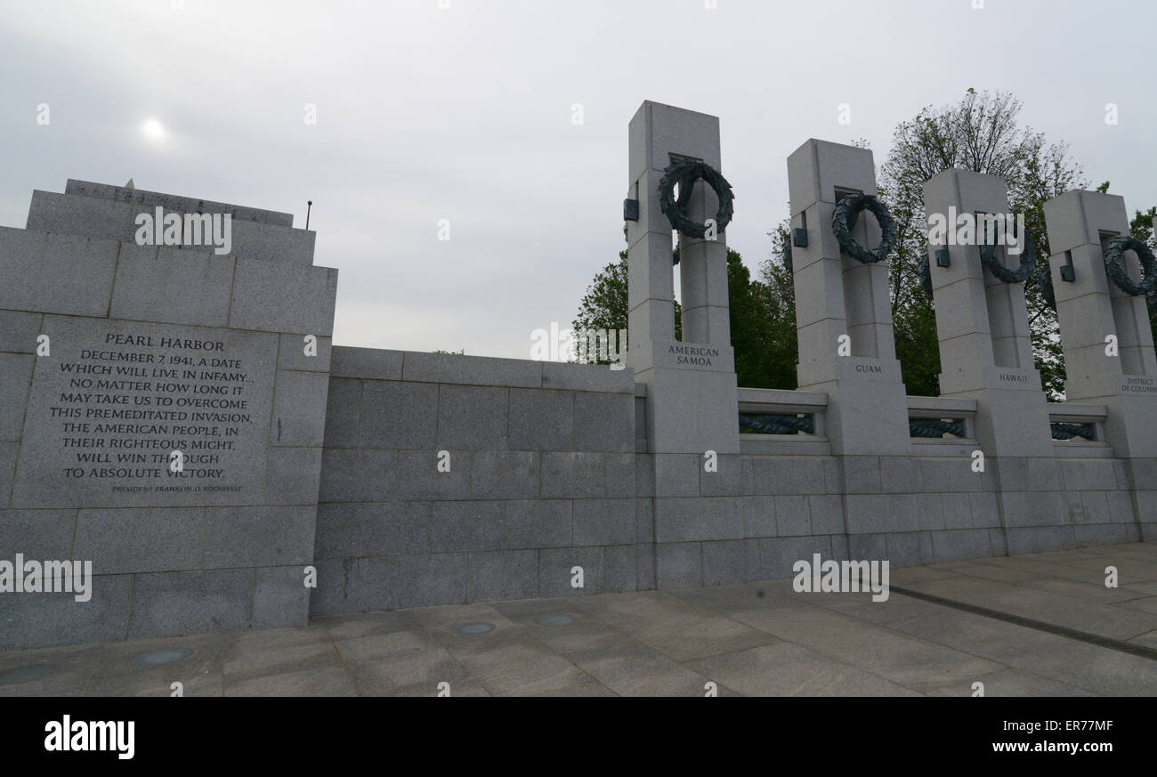 National World War II Memorial, Washington, DC Stock Photo - Alamy
