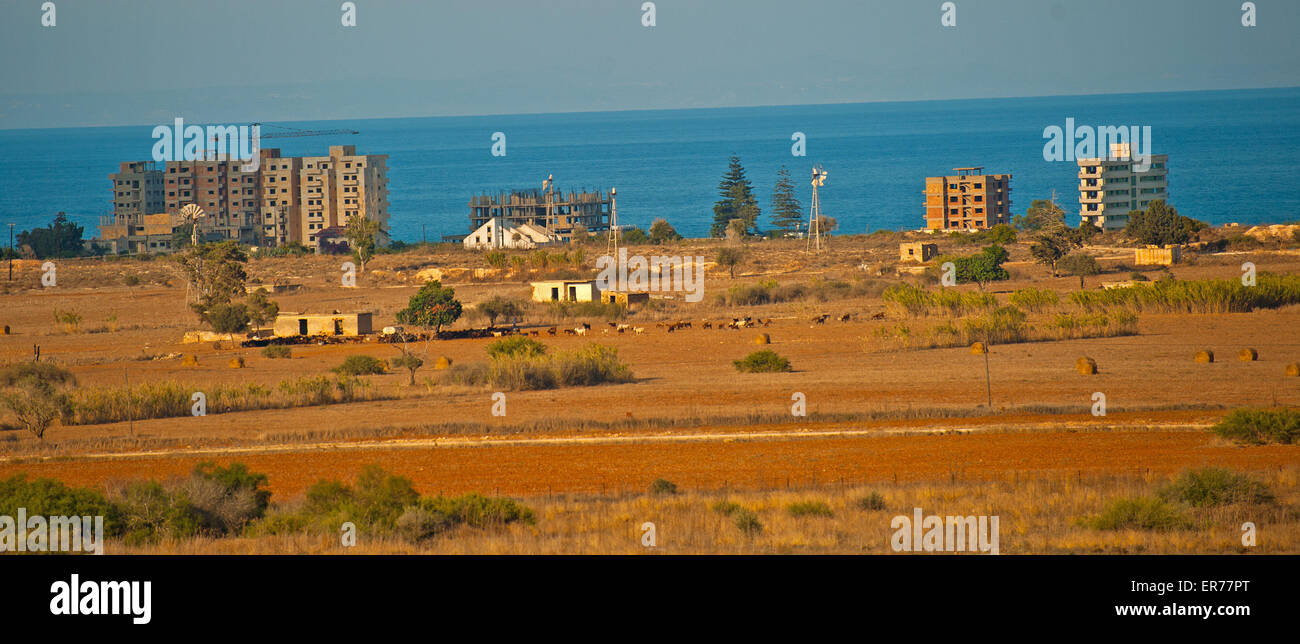 An image from the viewing point looking towards the occupied land by ...