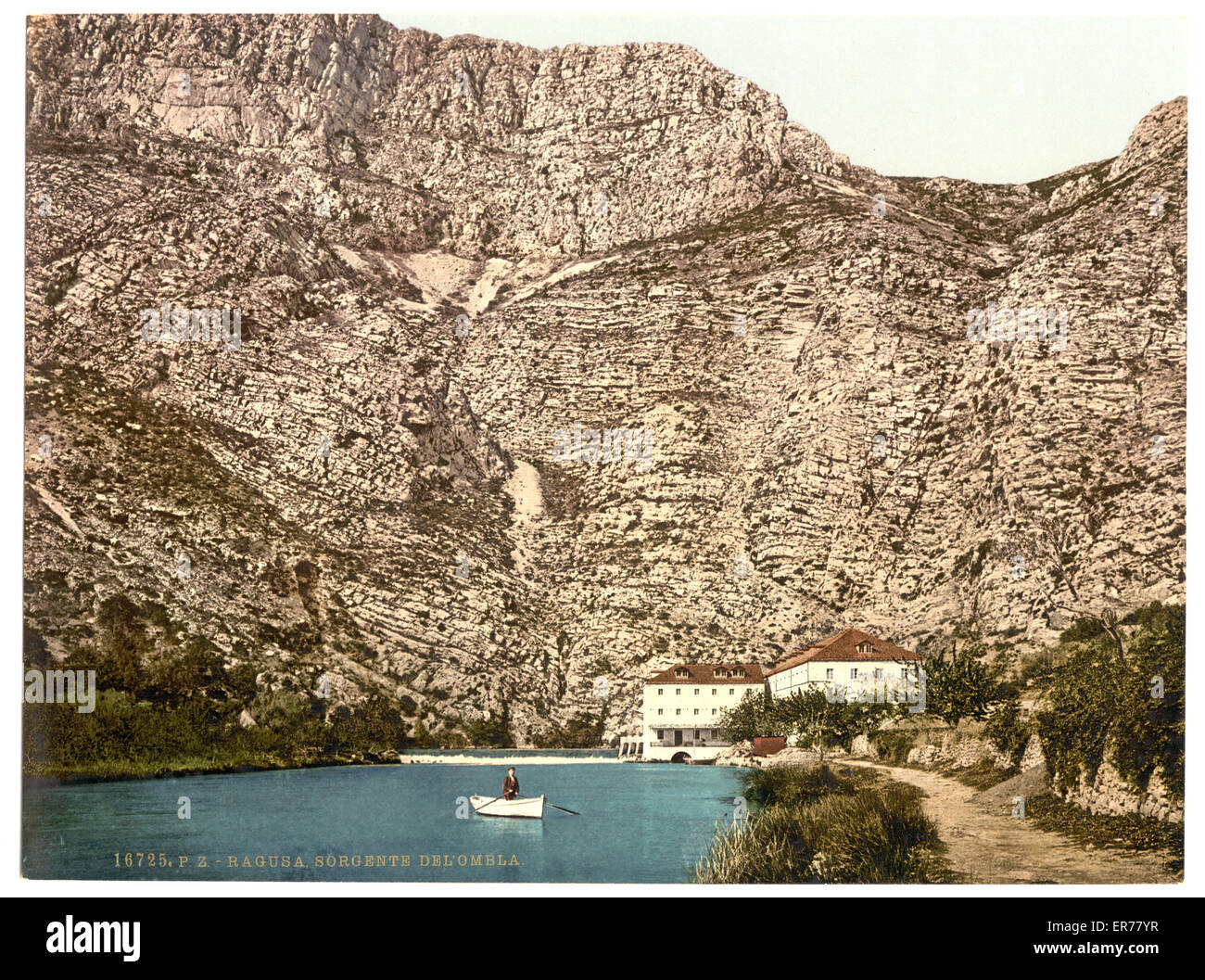 Ragusa, source of the Ombla, Dalmatia, Austro-Hungary Stock Photo - Alamy