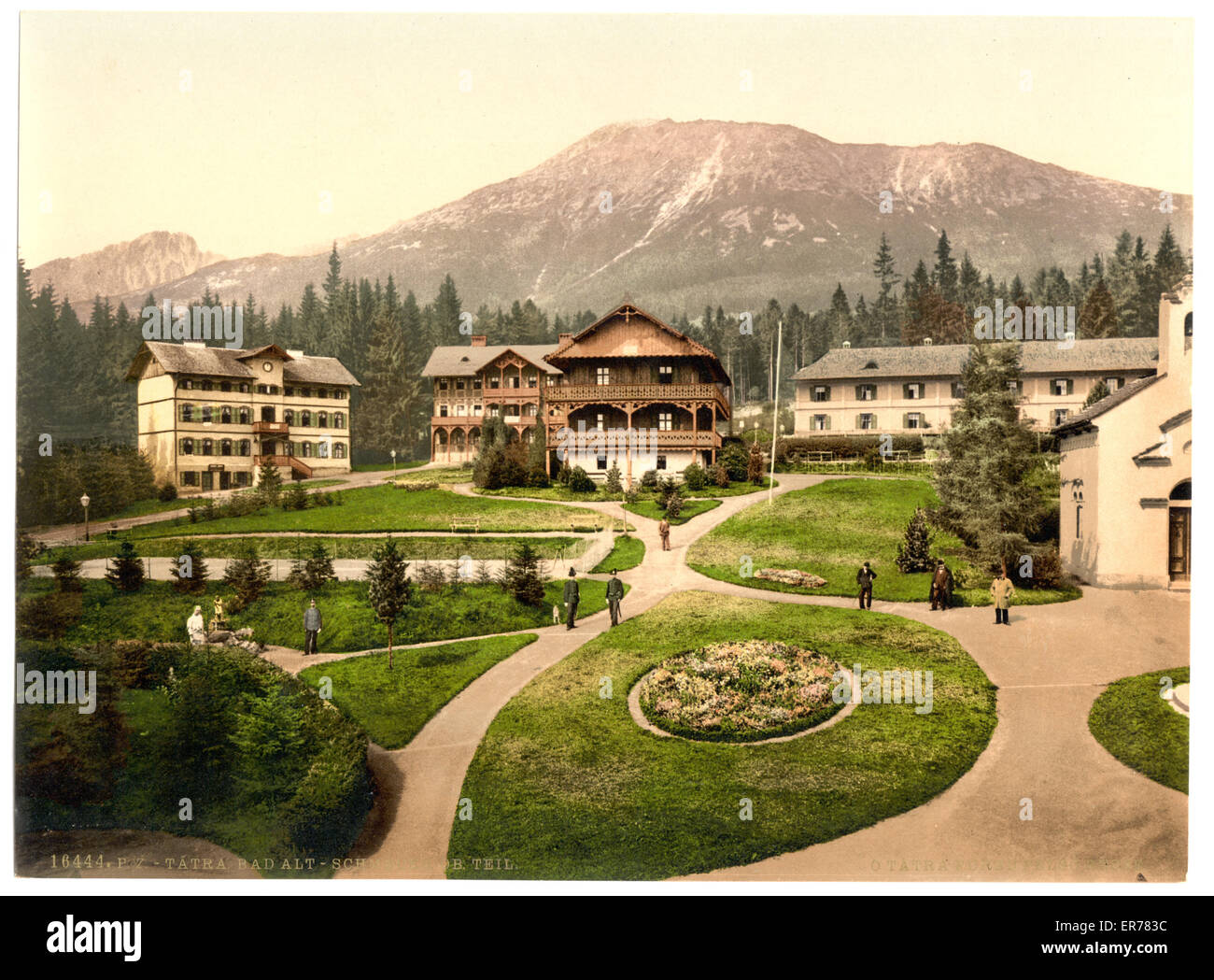 Bad Alt-Schmecks, upper part, Tatra, Austro-Hungary Stock Photo - Alamy