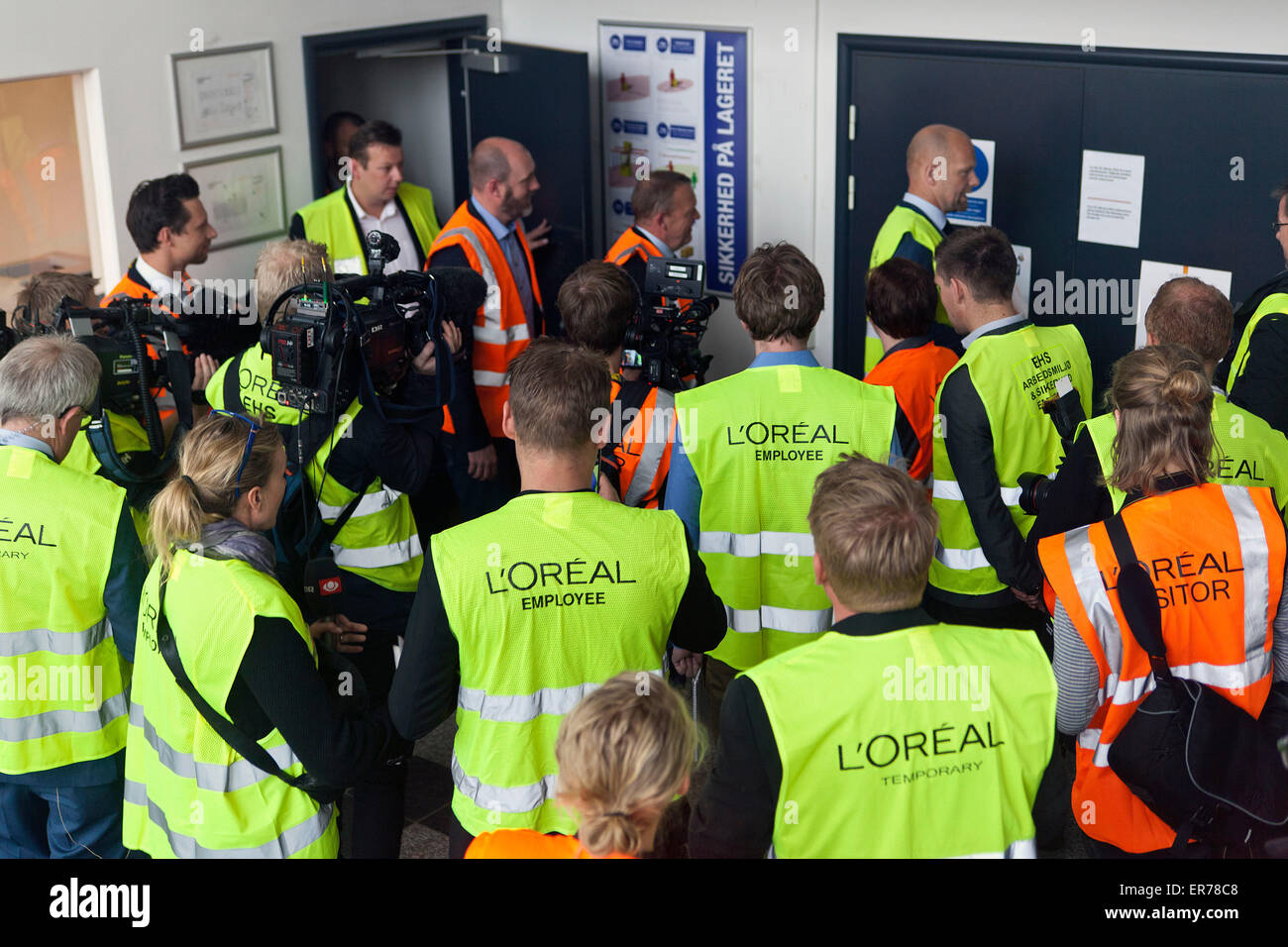 Greve, Denmark, May 28th, 2015: Opposition leader Lars Lokke Rasmussen ...