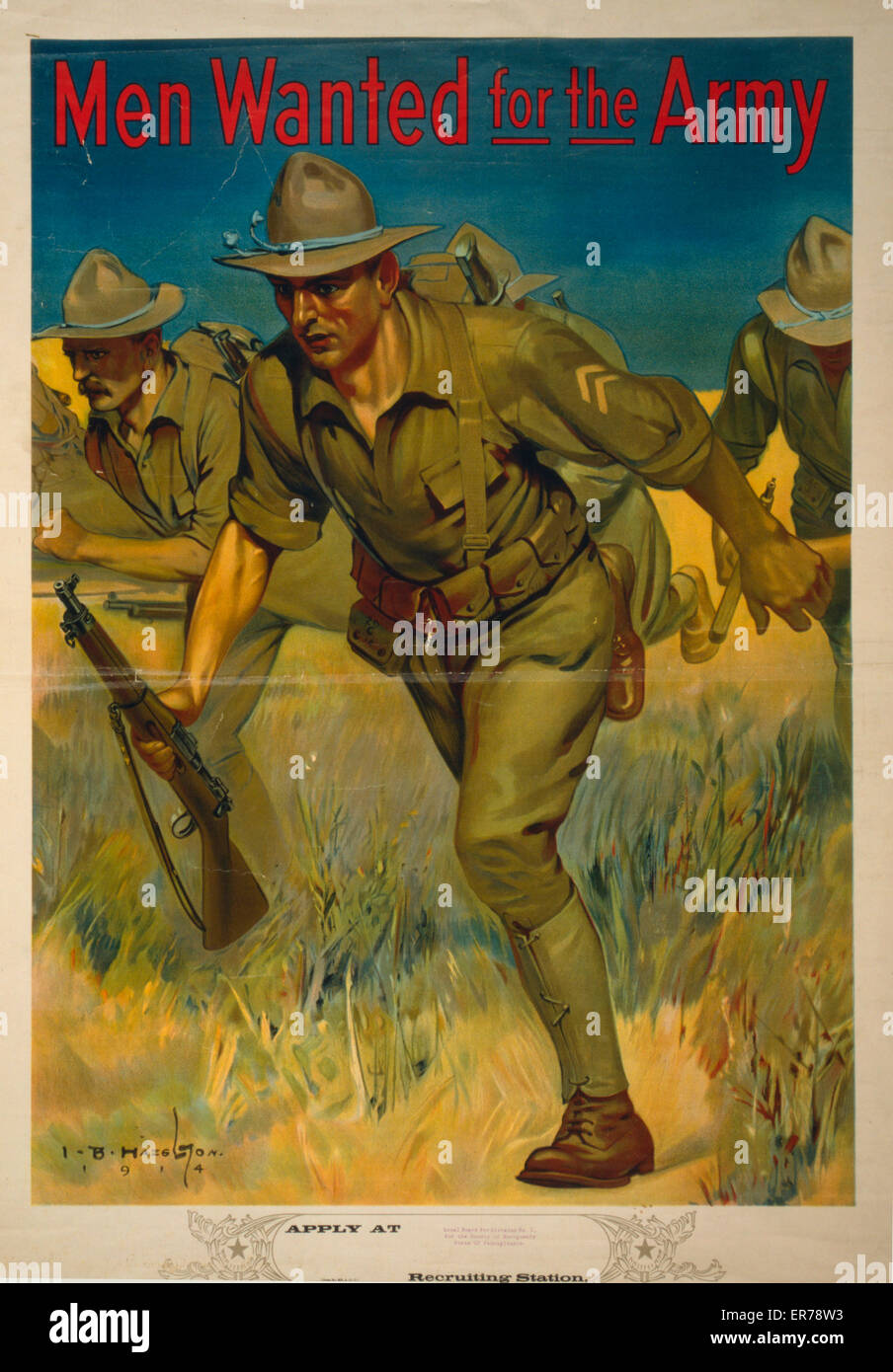 Men wanted army hi-res stock photography and images - Alamy