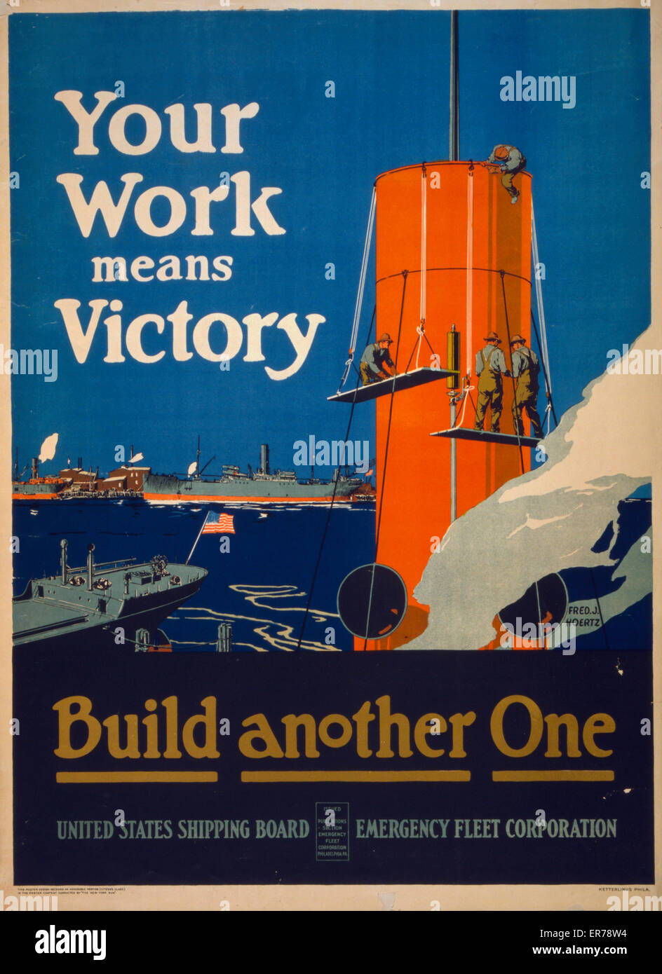 Your work means victory - build another one Stock Photo - Alamy