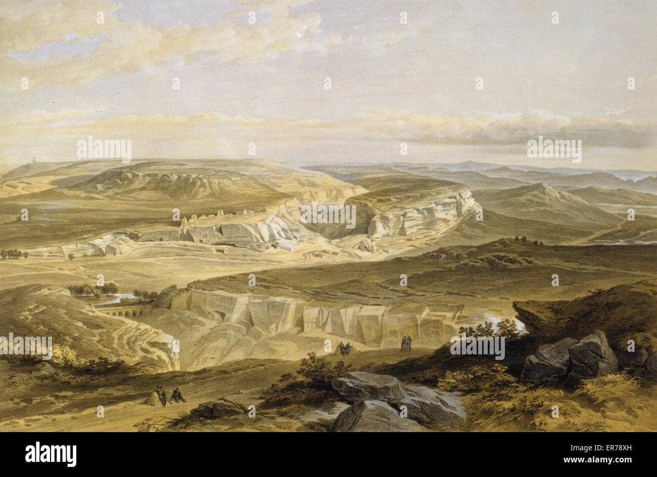 The ruins of Inkermann and city of caverns Stock Photo - Alamy
