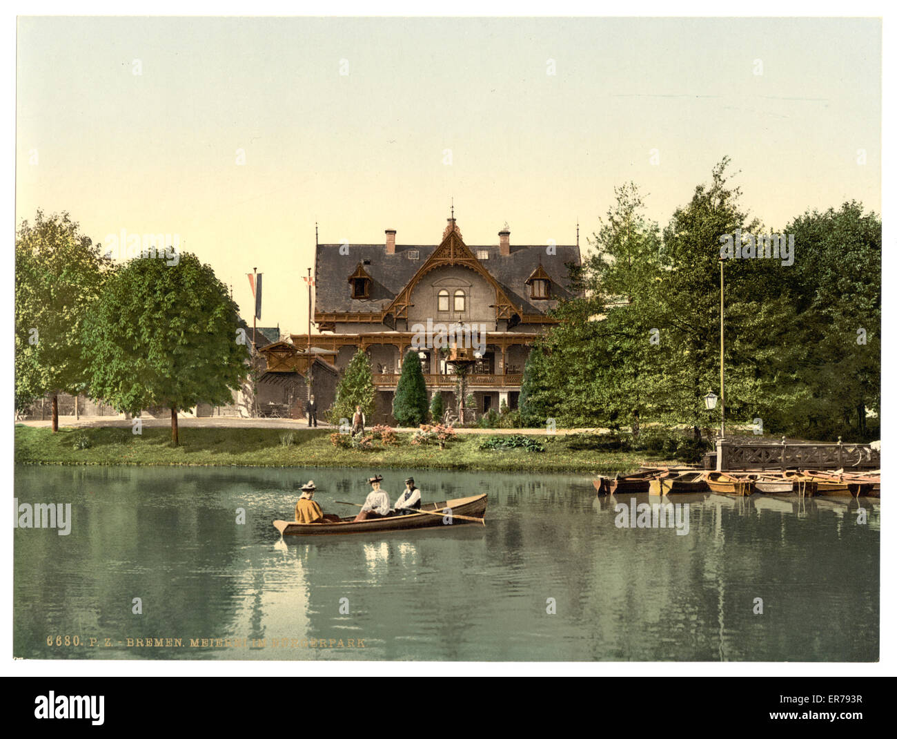Lake in the Park, Bremen, Germany Stock Photo - Alamy