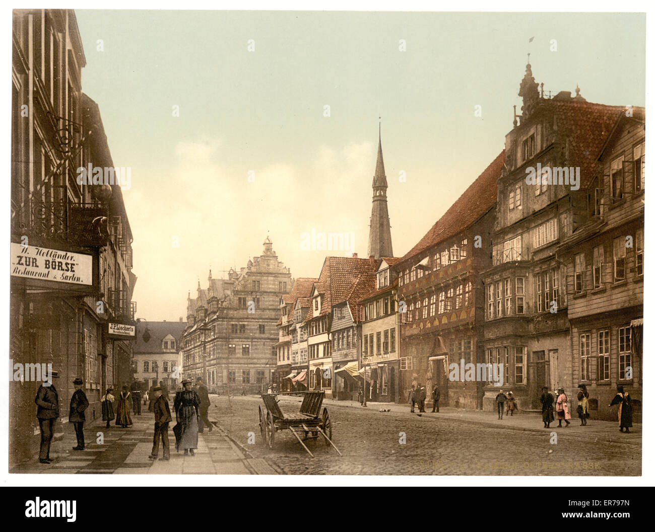Osterstrasse, Hameln, Hanover, Germany Stock Photo - Alamy