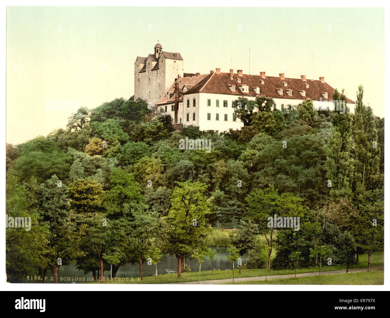 The castle, Ballenstedt, Hartz, Germany Stock Photo - Alamy