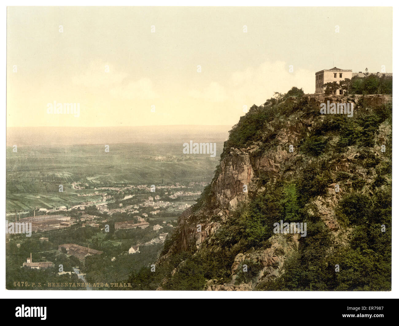 Hexentanzplatz and Thale, Bodethal, Hartz, Germany Stock Photo - Alamy