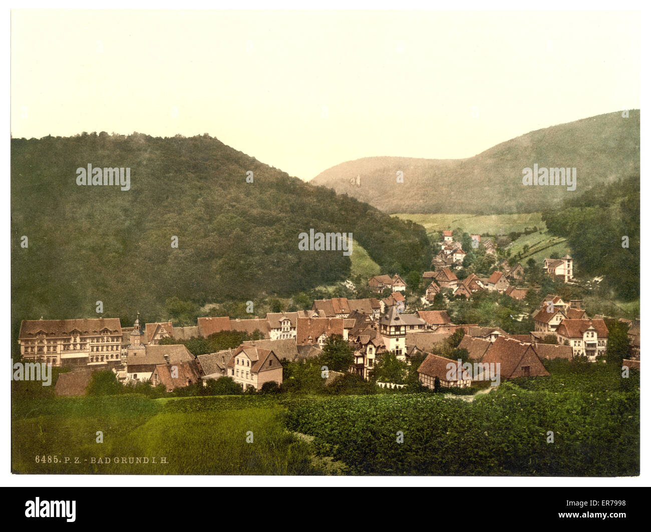 Bath Grund (i.e. Bad Grund), Hartz, Germany Stock Photo - Alamy