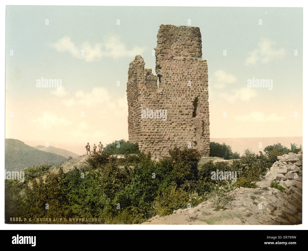 Ruins on the Kyffhausen, Hartz, Germany Stock Photo - Alamy