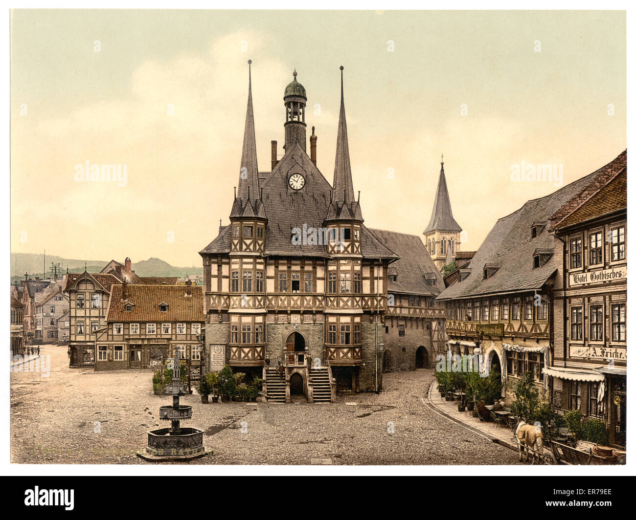 The town hall, Wernigerode, Hartz, Germany Stock Photo - Alamy