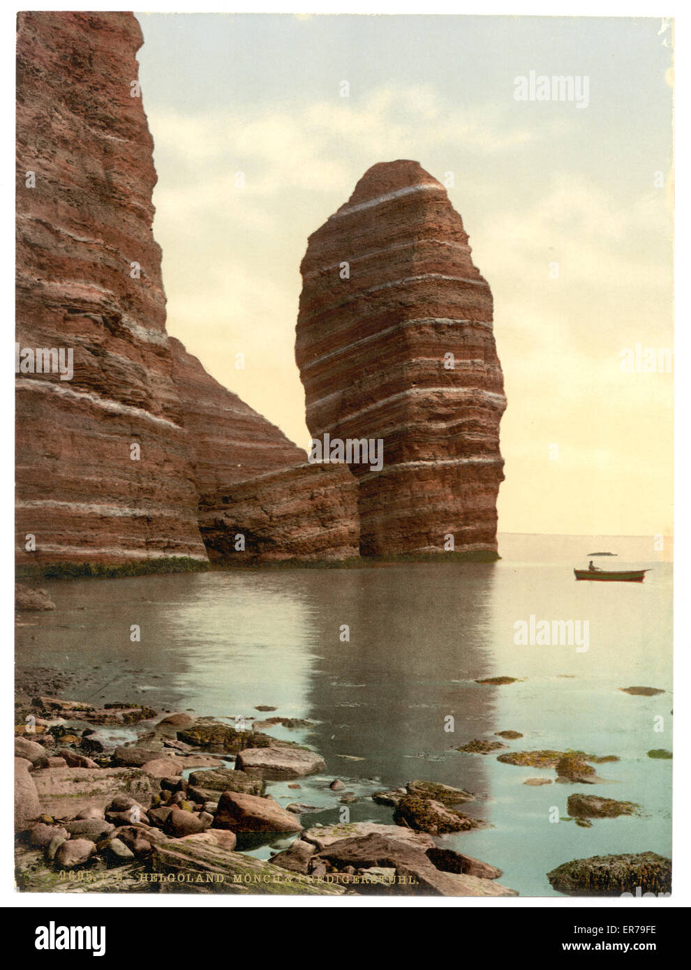 Monk and Preacher's Pulpit, Helgoland, Germany Monk and Prea Stock ...