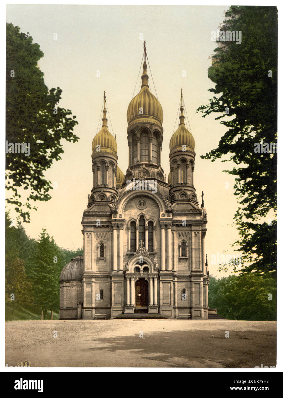 Greek Chapel, Wiesbaden, Hesse-Nassau, Germany Stock Photo - Alamy