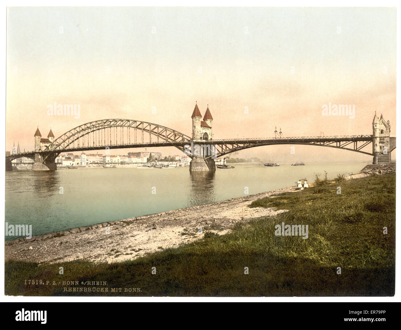 Rhine Bridge, Bonn, the Rhine, Germany Stock Photo - Alamy