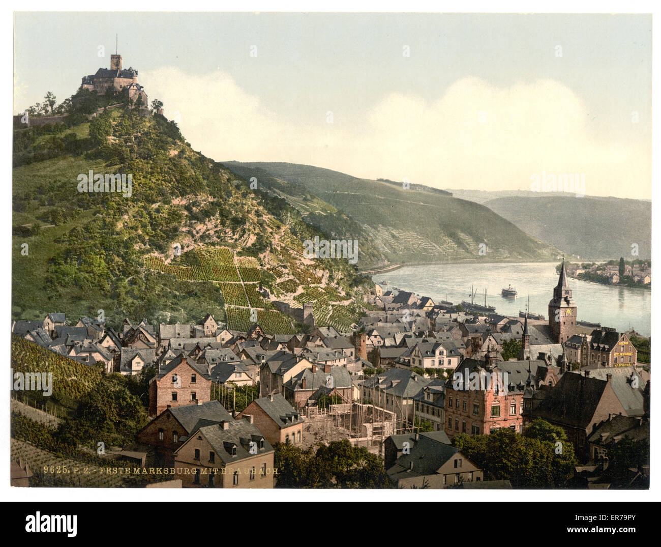 Braubach and Marksburg, the Rhine, Germany Stock Photo - Alamy