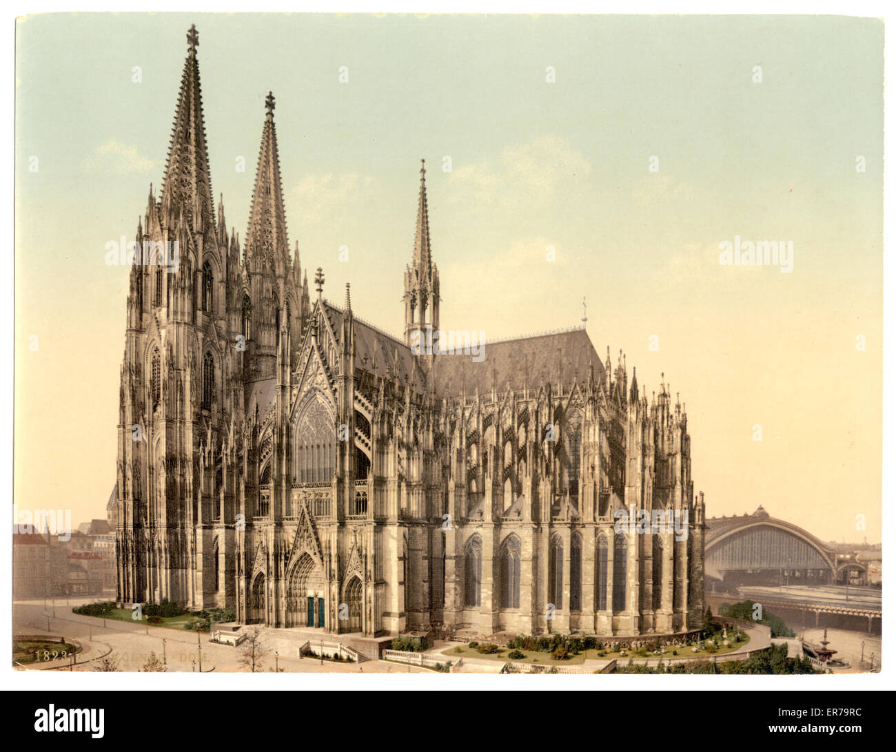 The cathedral, side, Cologne, the Rhine, Germany Stock Photo - Alamy