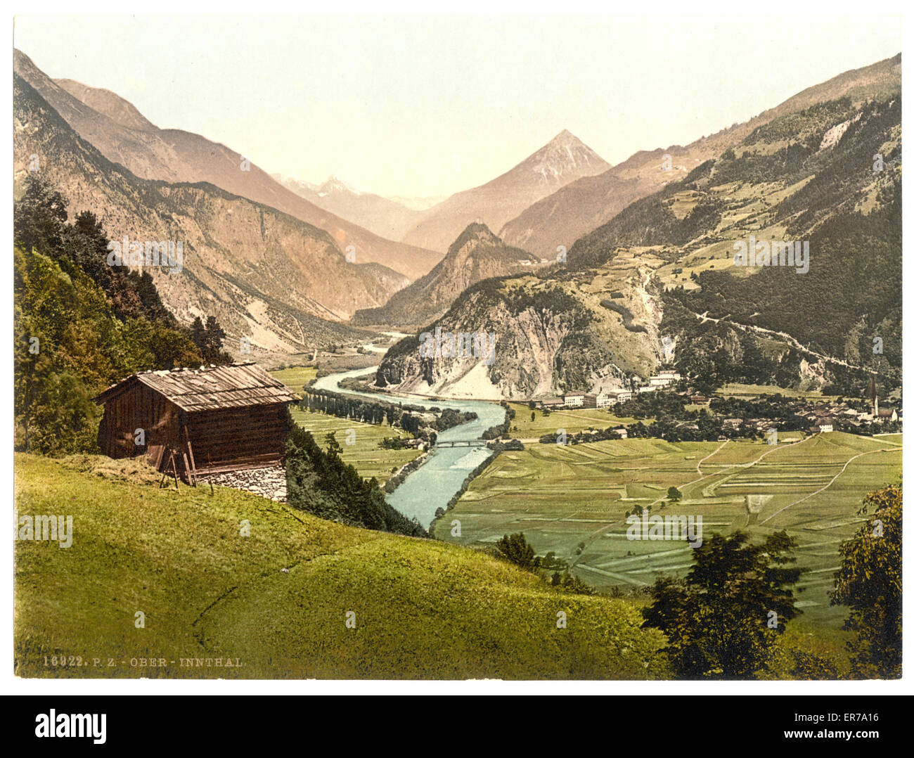 Ober-innthal from Schrofenstein, Tyrol, Austria Stock Photo - Alamy