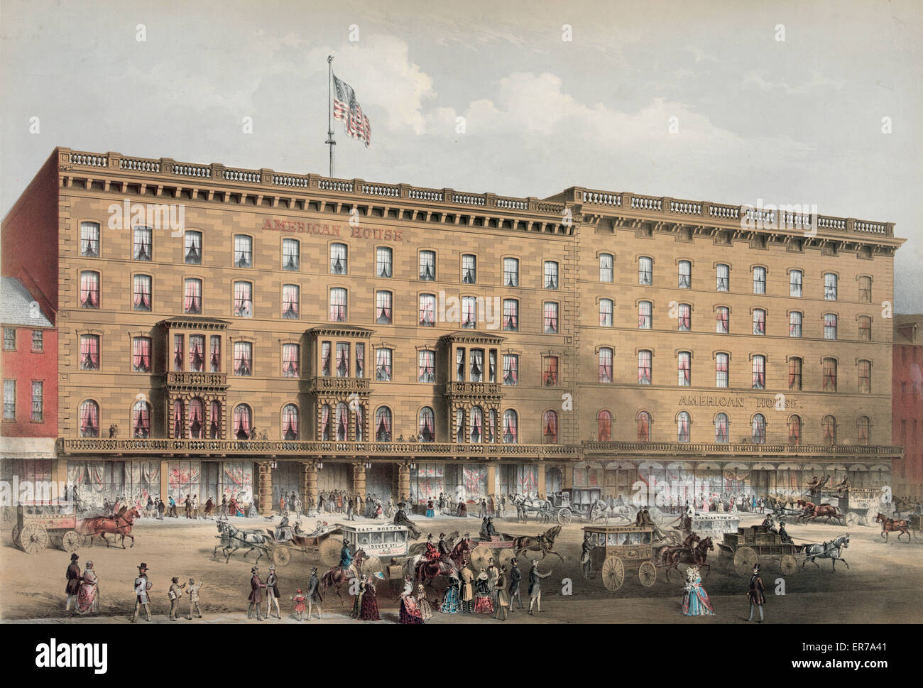 American house hanover street hi-res stock photography and images - Alamy