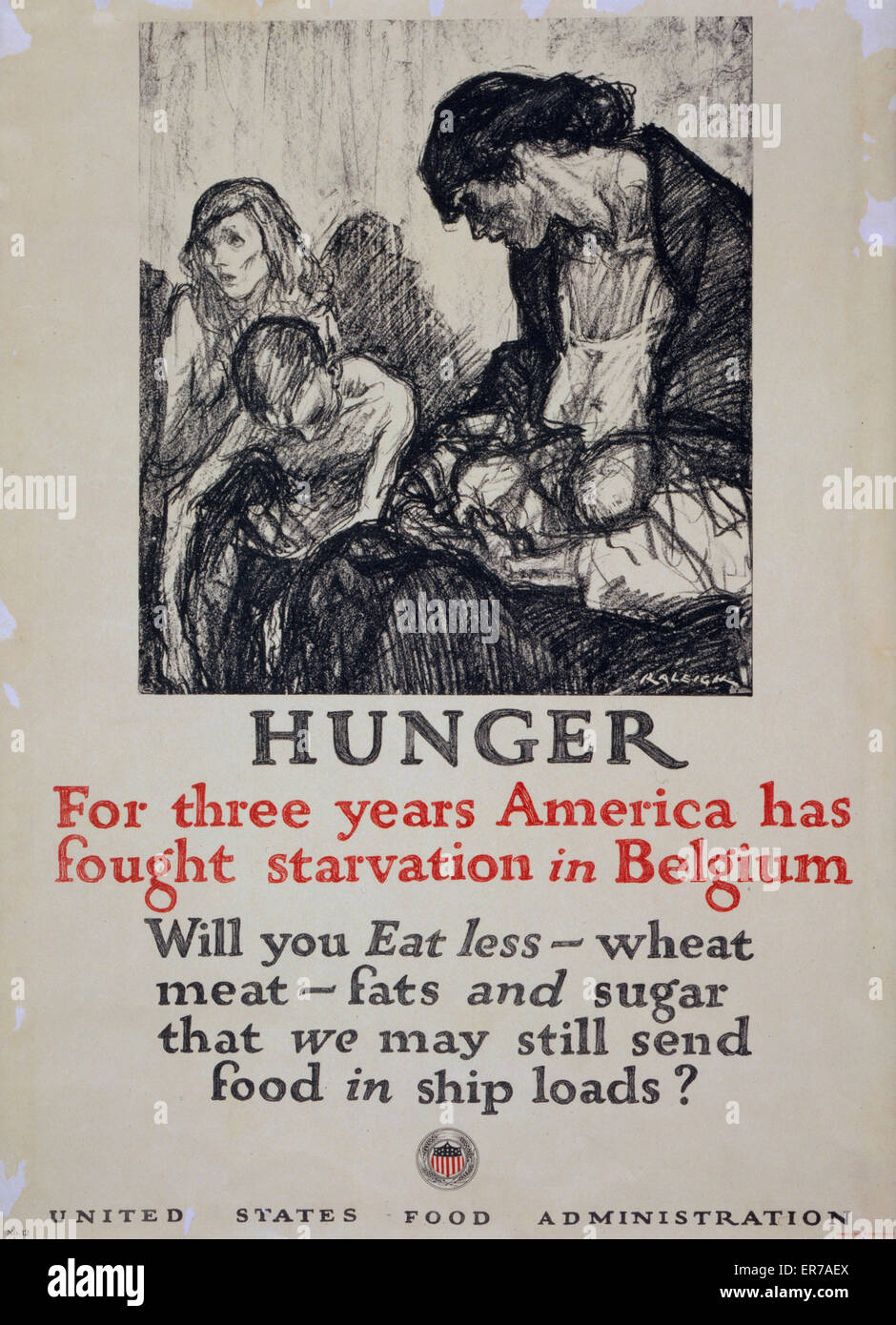 Starving women children hi-res stock photography and images - Alamy