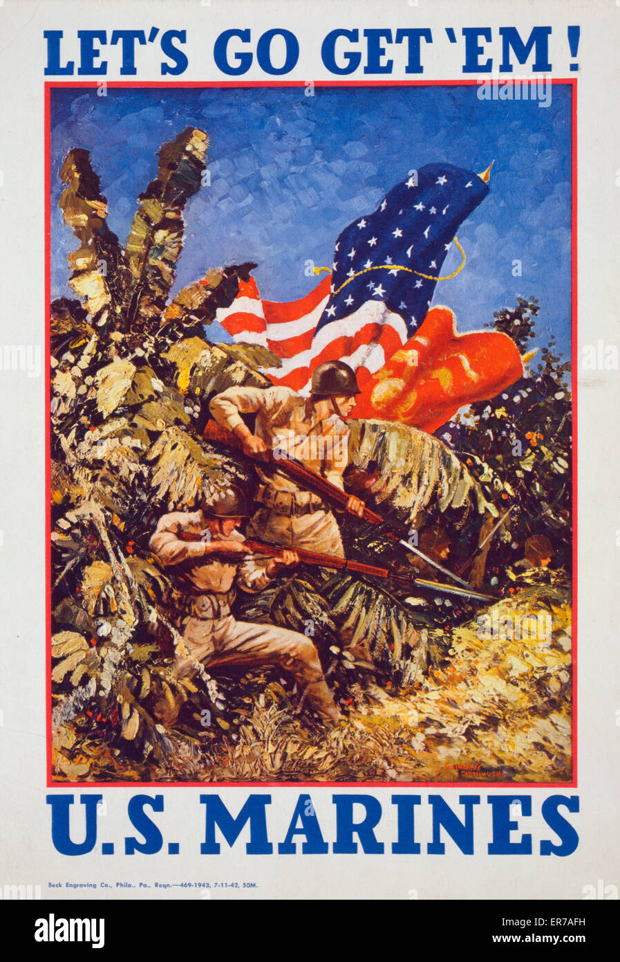 Let's go get 'em! US Marines Stock Photo - Alamy