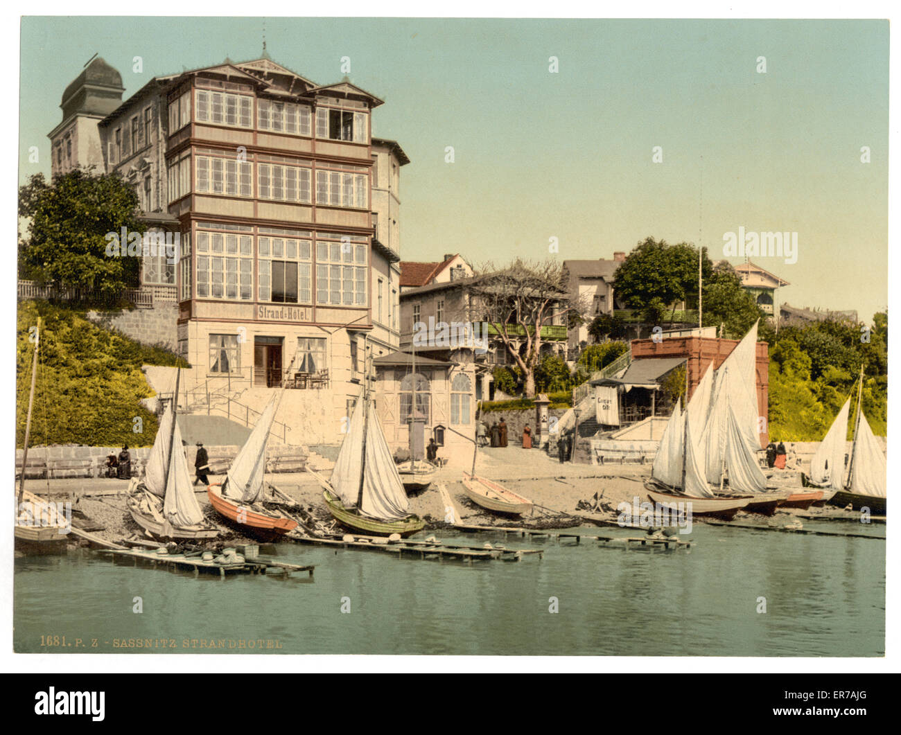 Strand Hotel, Sassnitz, Isle of Rugen, Germany Stock Photo - Alamy