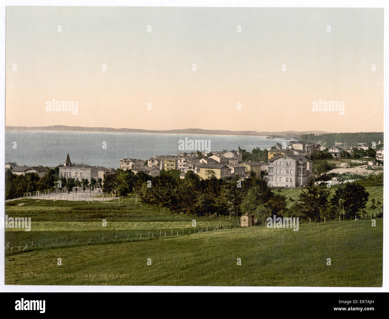 Sassnitz, from the Schwedenstrasse, Isle of Rugen, Germany Stock Photo ...