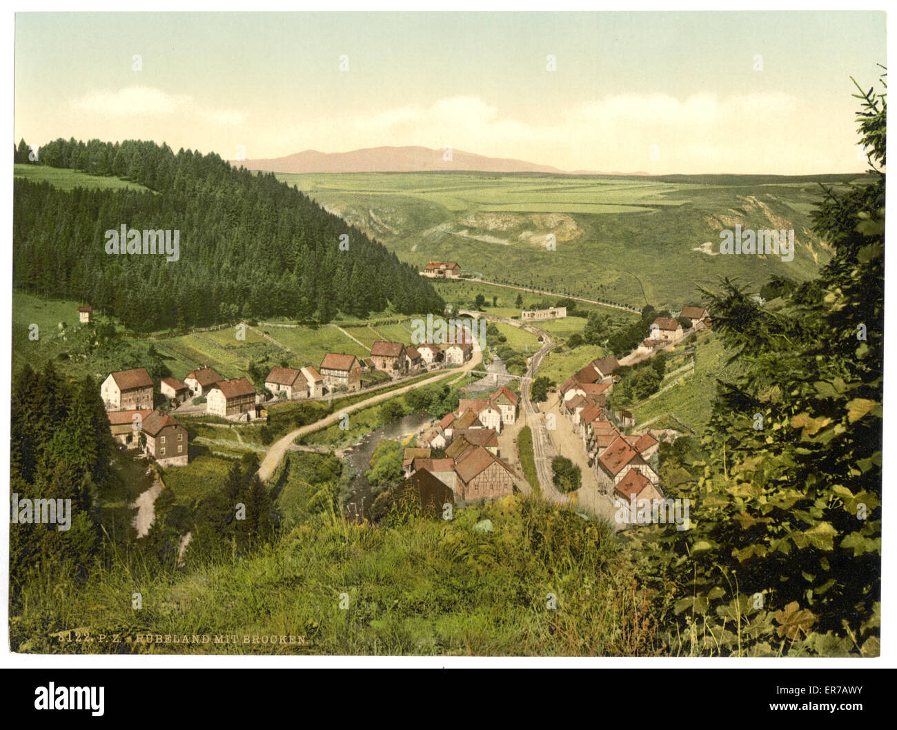 Rubeland with the Brockekn, Hartz, Germany Stock Photo - Alamy