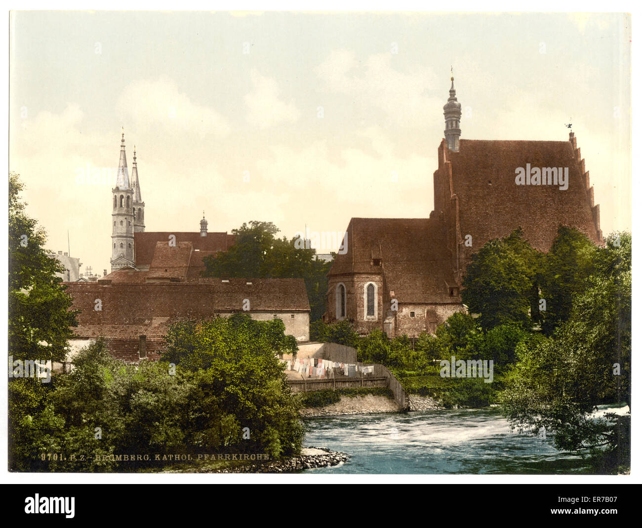 Pfarr Church, Bromberg, Silesia, Germany (Bydgoszcz Stock Photo - Alamy