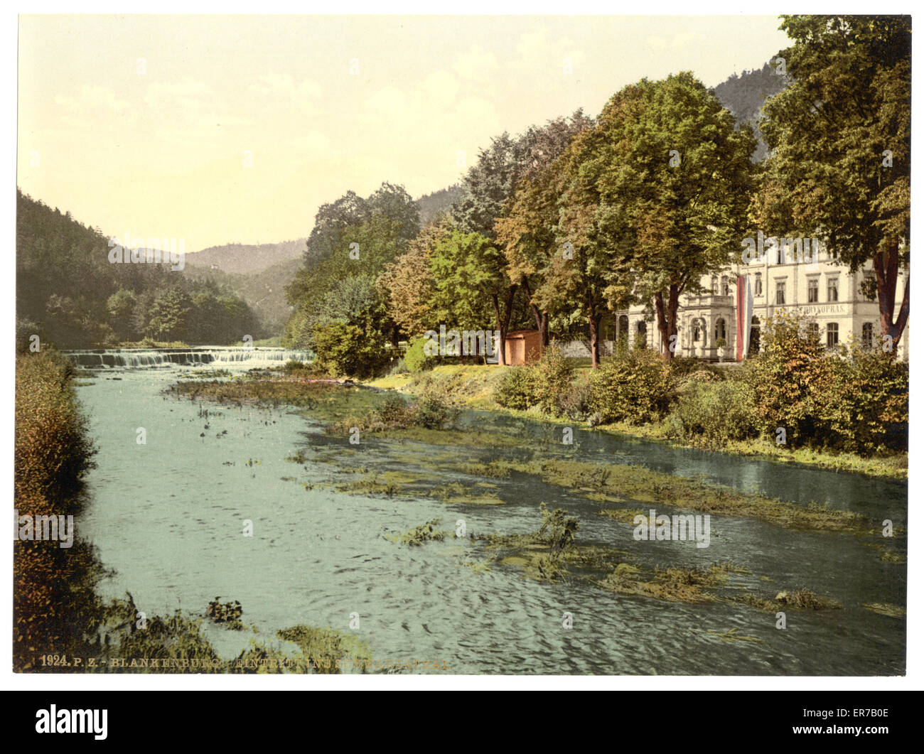Entrance to Schwarza Valley, Blankenburg, Thuringia, Germany Stock ...