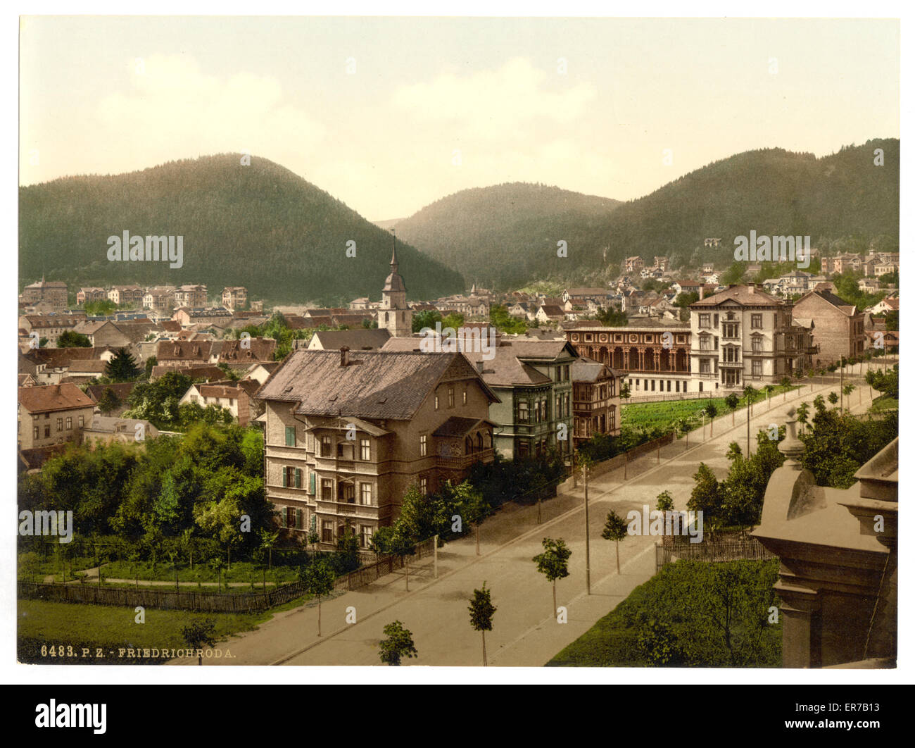 Friedrichrhoda, from Alexanderstrasse, Thuringia, Germany Stock Photo ...