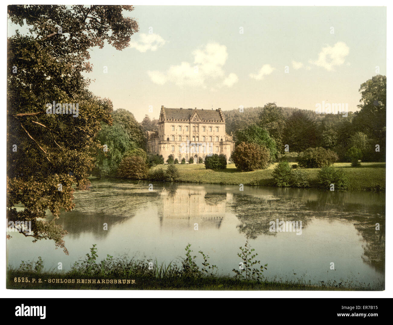 Reinhardsbrunn Castle, Friedrichrhoda, Thuringia, Germany Stock Photo ...