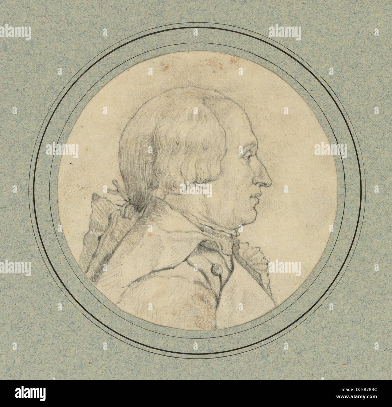 JAC. Charles, French balloonist, head-and-shoulders oval pro Stock ...