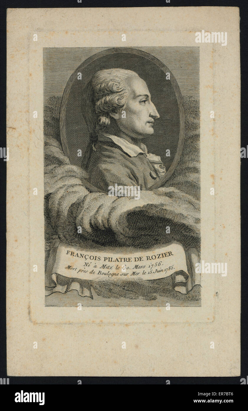 Pilatre de rozier hi-res stock photography and images - Alamy