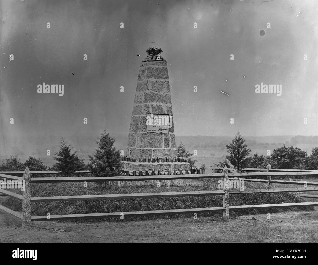 Groveton, Virginia. Monument on battlefield of Groveton Stock Photo - Alamy