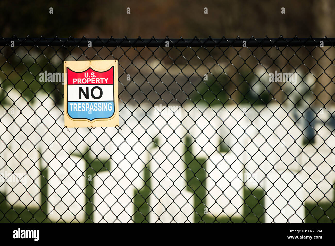 U s property no trespassing sign hi-res stock photography and images ...